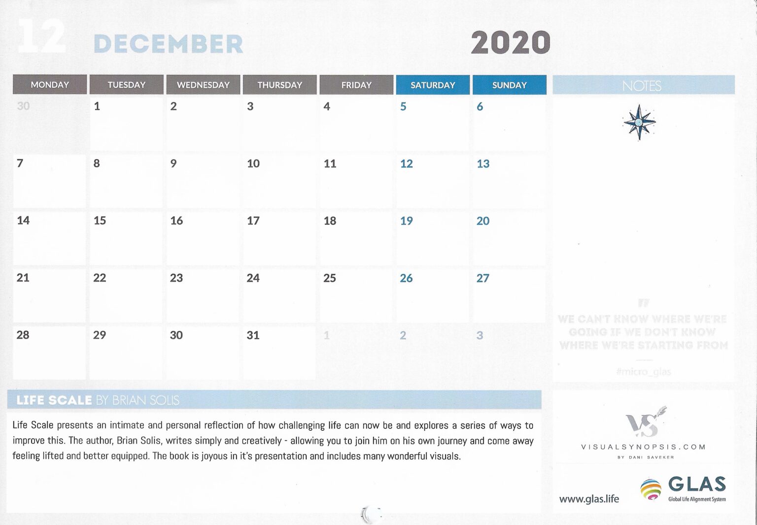 December 2020 is LifeScale Month : Let's Make 2021 a More Creative and ...